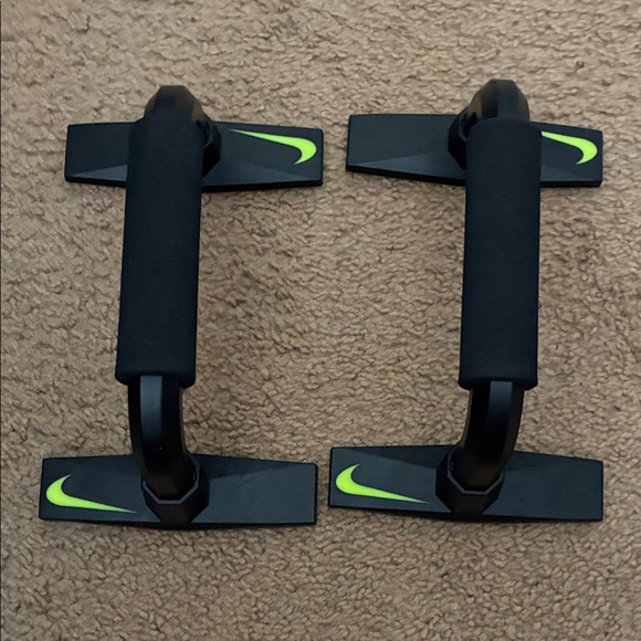 Nike | Other | Nike Black Pushup Bars With Neon Green Highlights | Poshmark